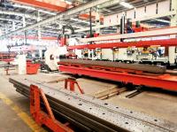 China Precision Servo CNC Longitudinal Beam Flat Plate Punching Production Line for sale