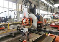 China CNC Punching Production Line for Vehicle Frame Beam 120 Ton 12000mm Stroke for sale