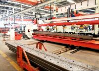 China CNC Punching Production Line for Vehicle Frame Beam 120 Ton 12000mm Stroke for sale