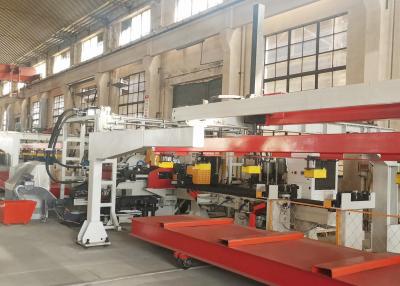 China CNC Punching Production Line for Vehicle Frame Beam 120 Ton 12000mm Stroke for sale
