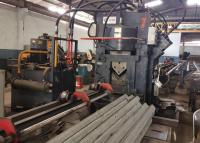 China Automatic CNC Angle Punching Marking Shearing Line Servo Feeding 160x160x16mm for sale