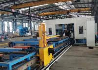 China CNC H Beam Drilling Cutting Production Line with Tapping Marking Functions 500mm Width 40mm Thickness for sale