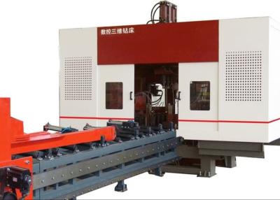 China CNC H Beam Drilling Shearing Production Line 12m 15m Workpiece Length BT40 Spindle for sale