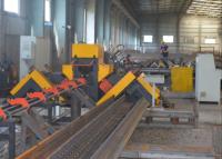 China 9 CNC Axes CNC Angle Steel Punching & Marking Processing Line For Transmission Tower for sale