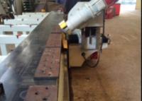 China Non-Pressure Beam Dual-Drive Dual-Powerhead Edge Milling Machine 100-1500mm/Min Milling Speed 3000mm for sale