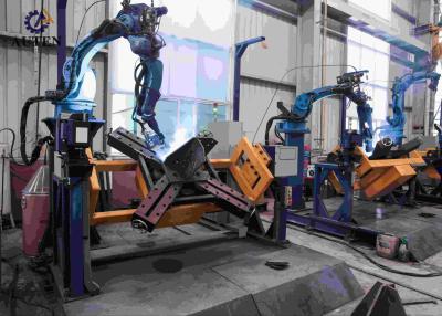 China 5-Axis Gantry Welding Robot With Dual Positioners Welding The Base Of The Tower for sale