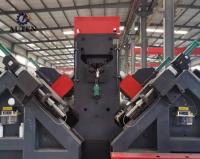 China Air Atomization Dry Internal Cooling CNC Angle Steel Drilling Machine Line 4 Character Group for sale
