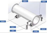 China Intelligent Solution For Welding The Flange Plates Of Steel Pipe Poles for sale