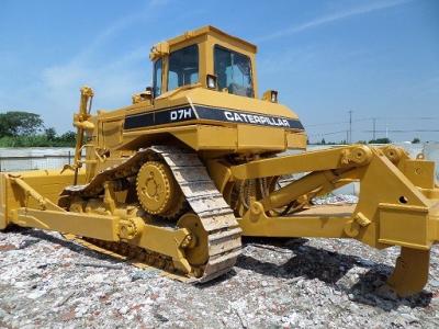 China Used Second-hand CAT Caterpillar D7H Bull dozer With Ripper for sale