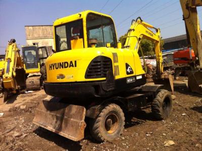 China USED HYUNDAI Wheel Excavator 60W-7 FOR SALE for sale