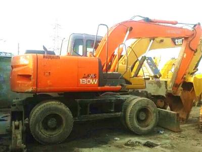China USED HITACHI ZX130W Wheel Excavator Original Made in Japan for sale