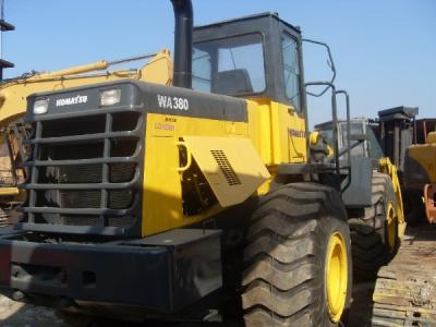 China Used KOMATSU WA380 Wheel Loader With Fork for sale