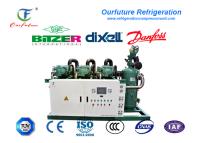 China Fresh Beef Cooling Storage R404a  Brand Screw Type Parallel Compressor Racks for sale