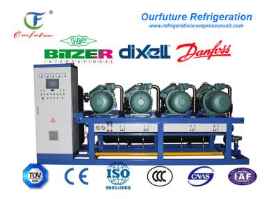 China Meat Cold Room Compressor Unit Single Stage Energy Controlling System for sale
