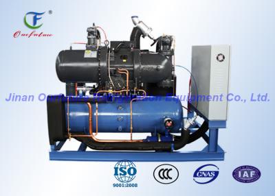 China R22 Fusheng Screw Type Compressor Rack Unit For Walk-in Freezer for sale