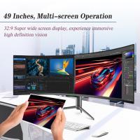 China 49-Inch Curved 1500R 165Hz IPS LCD Monitor with 1ms Response Time FreeSync Support DCI-P3 99% SRGB for sale