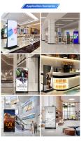 China 75inch I5 8G 256G Professional Custom Mode Advertising Vertical Digital Signage Infrared Multi-touch Screen Video Floor Media for sale