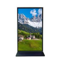 China 75-Inch Infrared Touch Full Screen Vertical Floor Stand Advertising Machine Indoor Digital Display for Video Media for sale