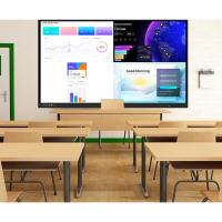 China 55 98 Inch School Multimedia Touch Board Floor Standing Interactive Touch Screen Whiteboard for Classroom for sale