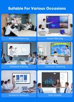 China 55 98 Inch School Multimedia Touch Board Floor Standing Interactive Touch Screen Whiteboard for Classroom for sale