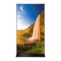 China 75 Inch Full Screen Digital Signage Indoor Non Touch Floor Stand 4k Lcd Advertising Display Screen for sale