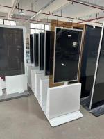 China 55 Inch Double-sided Floor Standing Advertising Screen Hd Lcd Transparent Display Monitor for Shopping Mall for sale