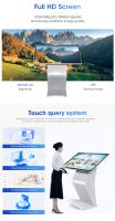 China 43 50 Inch Floor Standing Interactive  Kiosk 4k Full Hd Self Service Screen Display Digital Signage Information Kiosks for sale
