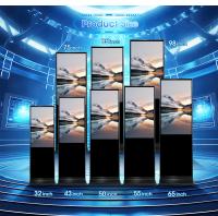 China Custom Indoor Floor Standing Digital Signage Kiosk 1080p Hd Quality Lcd Screen Advertising Video Picture Display Player for sale