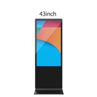 China 43 55 65 Inch Floor Standing 4K Lcd Displays Android Advertising Screens Touch Screen Kiosk Indoor Digital Signage for sale