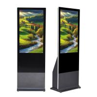 China 1080p HD Quality Floor Standing Vertical Digital Advertising Display Capacitive Touch Lcd Screen Monitor  With Remote Control for sale