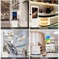China 43 Inch Indoor Floor Standing Double Sided Transparent Touch Screen 4k Dual Screen Lcd Advertising Digital Signage for sale