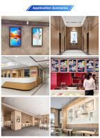 China Wholesale 32 43 Inch NFT Digital Photo Video Frames Touch Screen LCD Wifi Wood Digital Photo Frame with Clock MP3 Functionality for sale