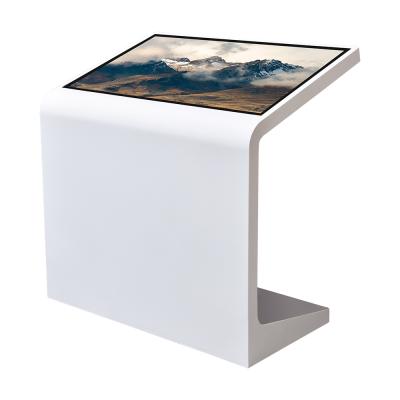 China 32 43 55 Inch Indoor Full Hd Display Information Inquiry Self Terminal Horizontal Capacitive Touch Screen Kiosk for sale