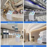 China 32 43 55 Inch Indoor Full Hd Display Information Inquiry Self Terminal Horizontal Capacitive Touch Screen Kiosk for sale