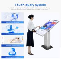China 55 Inches Mall Digital Interactive Touch Screen Kiosk Display Advertising Media Player Display for sale