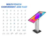 China 55 Inches Mall Digital Interactive Touch Screen Kiosk Display Advertising Media Player Display for sale