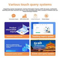 China All-In-One 32/43/55/65inch Touch LED Advertising Machine for Indoor Use IP65 for Text SDK Supermarket Exhibition Halls Shopping for sale