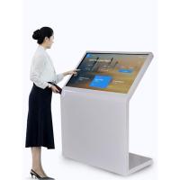 China 32 43 55 Inch Self-Service Advertising Kiosk L Shape Standing Interactive Touch Screen Display Digital Totem Screen for Mall for sale
