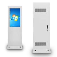 China 32 Inch All-In-One Outdoor Waterproof Advertising Display Touchable Vertical Computer Screen for Retail Store Use for sale