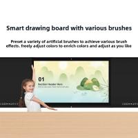 China XINSHIDASX Nano Smart Blackboard Teaching All-in-One Multimedia Electronic Whiteboard 20-Point Touch 4800MP Camera School for sale