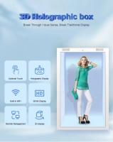 China 75/86/98 Inch 3D Digital Human Display Cabinet Holographic Indoor OEM AI Voice Dialogue TFT Innovative Hologram Equipment for sale
