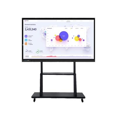 China Multimedia Teaching Conference All-in-One Machine Tablet Touch Intelligent Annotation Training Trolley Ultra-Clear Camera for sale