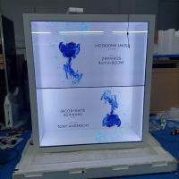 China Smart Interactive 3D Hologram Transparent LCD Display Box with Touch Screen Flexible Showcase for Video Advertising Media Use for sale