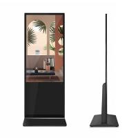 China OEM 55-Inch Touch Vertical Advertising LED Video Wall LCD Media Stand Indoor SDK Function Easy Floor Installation 1 Year for sale