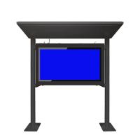 China 98-Inch Outdoor Digital Signage Display Video Player LCD Non-Touch Screen IP65 Rated Retail Store Advertising Elevator Media for sale