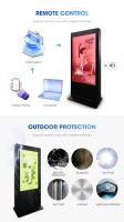 China 75-Inch Outdoor LCD Glass 3D Display Video with Touch Screen for Media Advertising Digital Signage for sale