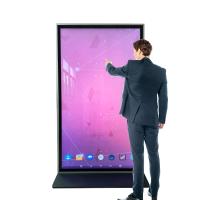 China 98-Inch Interactive Digital Signage All-in-One Advertising Floor Stand with Video Use Vertical Machine for Media for sale
