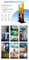 China 98-Inch Interactive Digital Signage All-in-One Advertising Floor Stand with Video Use Vertical Machine for Media for sale