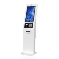 China Floor Standing 21.5 Inch Touch Screen All-in-One Machine, Hospital Queue & Number Calling Self-Service Terminal for sale