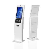 China Floor Standing 21.5 Inch Touch Screen All-in-One Machine, Hospital Queue & Number Calling Self-Service Terminal for sale